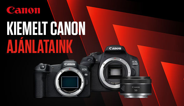 Canon kiemelt MILC, DSLR és RF objektív ajánlatok